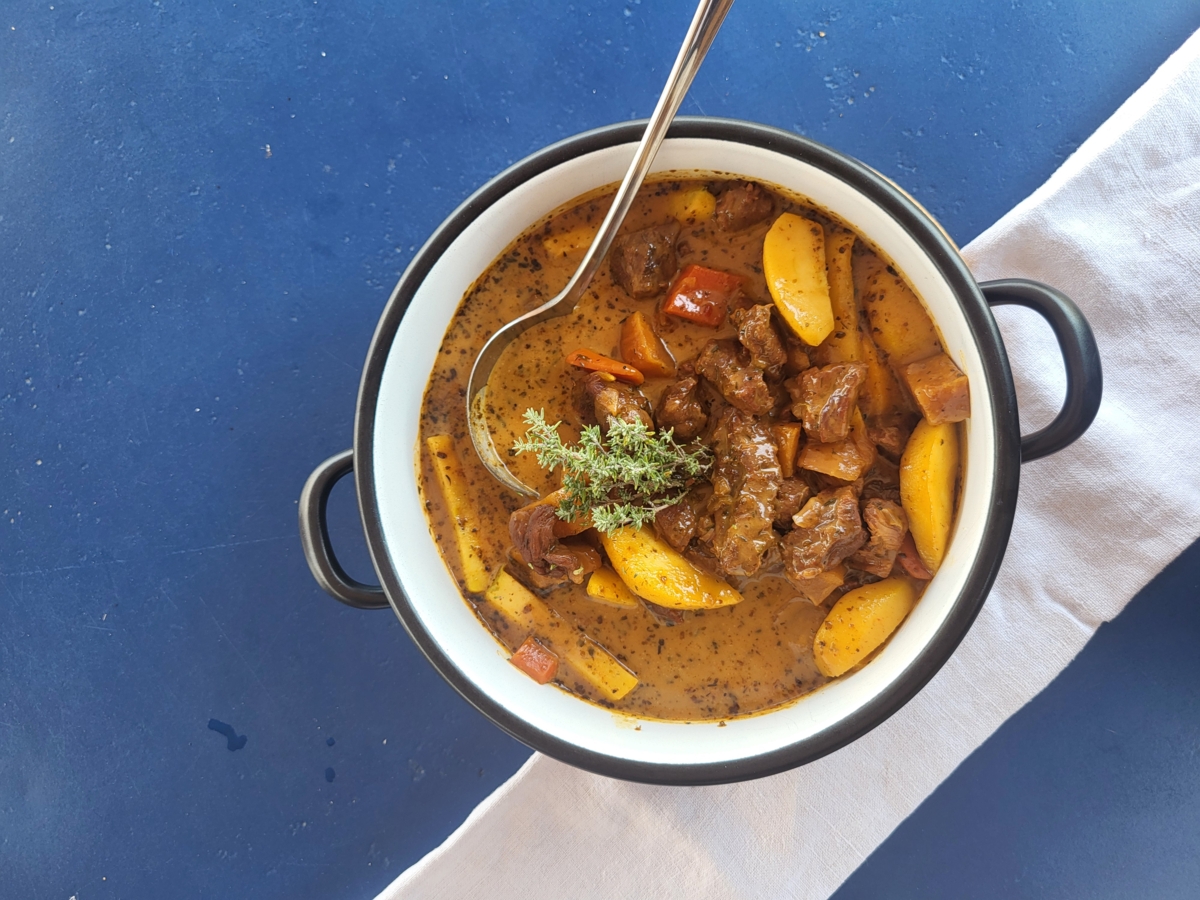 Rezept Hirschragout mit Quitten