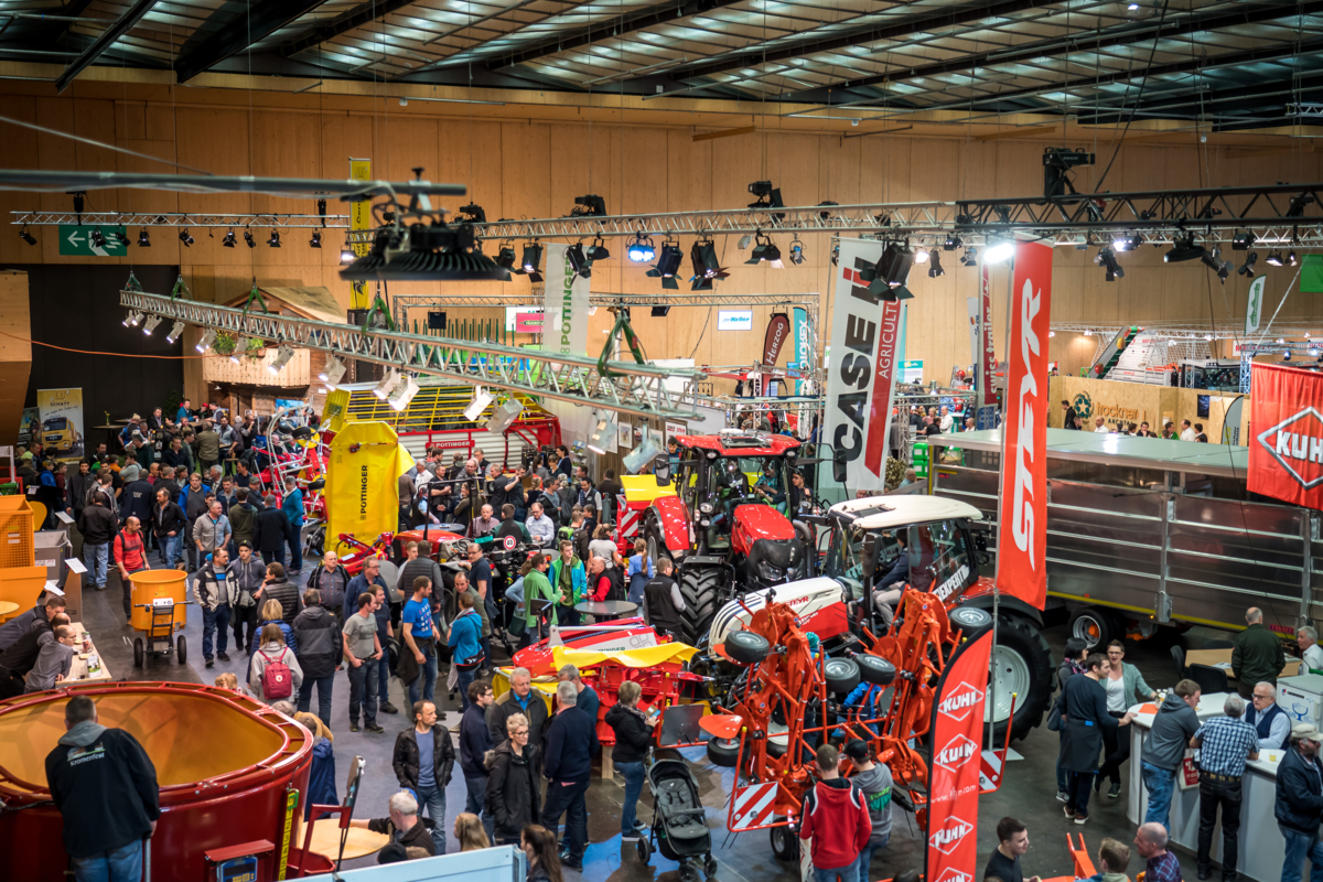 Viehzucht und Landtechnik unter einem Messedach