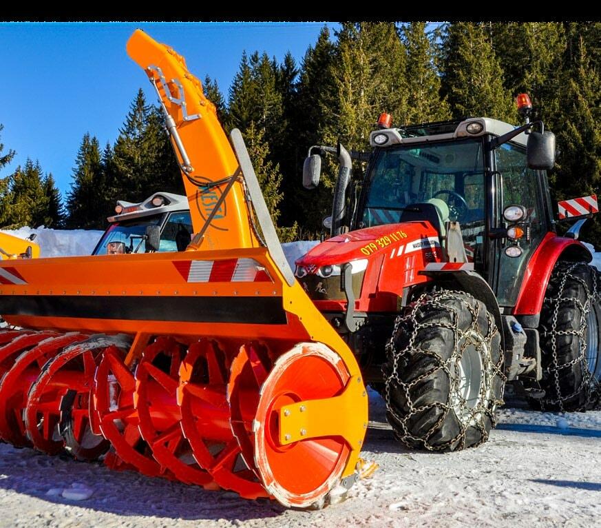 Lame ou fraise à neige en fonction des conditions