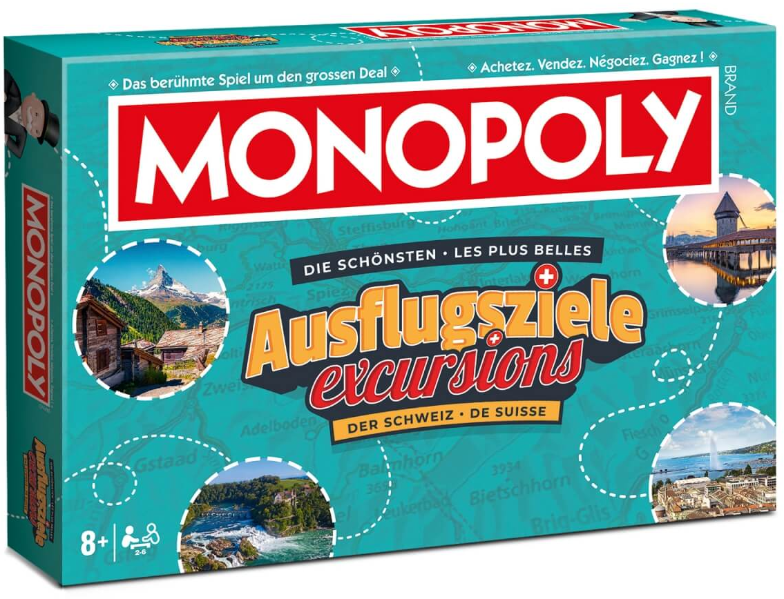 Monopoly - Les plus belles excursions de Suisse pour 55 fr. 90 - Revue UFA